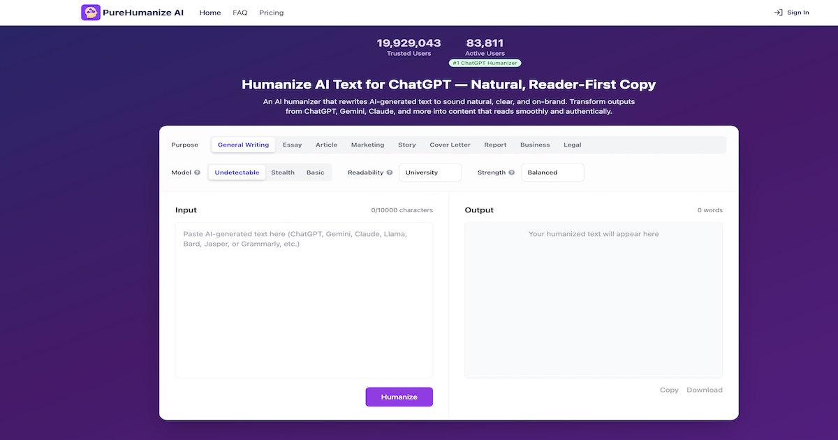 Login — Start Humanizing AI Text Free Today